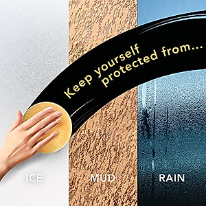 Simple Armour Liquid Nano Windshield Protector from Ice and Snow - Rain Protection for Your Car Windshield - Full Installation Kit with Cleaning & Coating Wipe, Microfiber Cloth, & Car Buffer Pad