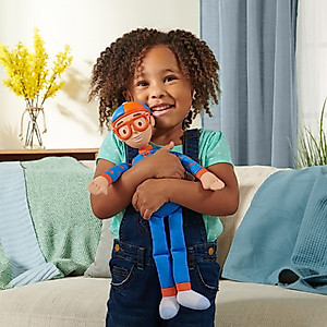 Blippi 16-Inch My Buddy Blippi Nighttime Talking Plush Doll - 11 Unique Sounds and Bed Time Phrases - Oficially Licensed - Great Toy Gift for Kids, Boys, Girls & Preschoolers - 3+