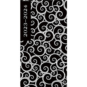 2023-2024 Silver Glitter (Bilingual French) Pocket Planner