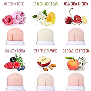 Tintark Solid Perfume Stick, Fragrance Perfumes Bar for Women, Natural & Safe Ingredients, Long Lasting Fresh, Peony Perfume