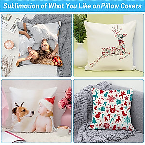 modacraft 82 PCS Sublimation Blanks Products Set, DIY Sublimation Starter Kit with 20 Car Coasters, 12 Keychains, 8 Earrings, 4 Mouse Pads, 3 Pillow Covers, 3 Puzzles