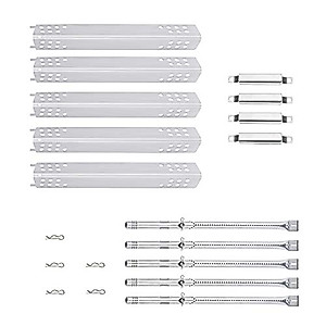 Grill Valueparts Repalcement Parts for Charbroil 463347519 463243518 463243519 463347518 463373019 463275517 463275717 Grill Parts 5 6 Burner Heat Plates G470-0004-W1A G470-5200-W1 Burner G321-4C00-W1