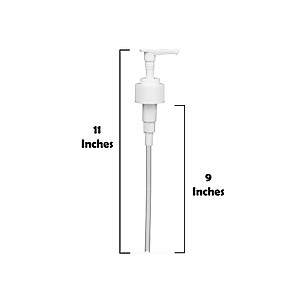 Speak Naturals White Soap and Lotion Pump, Fits Most 32oz Castile Soap Bottles, 28/410 Neck, 5cc Dispensed Per Pump (2 Pack)