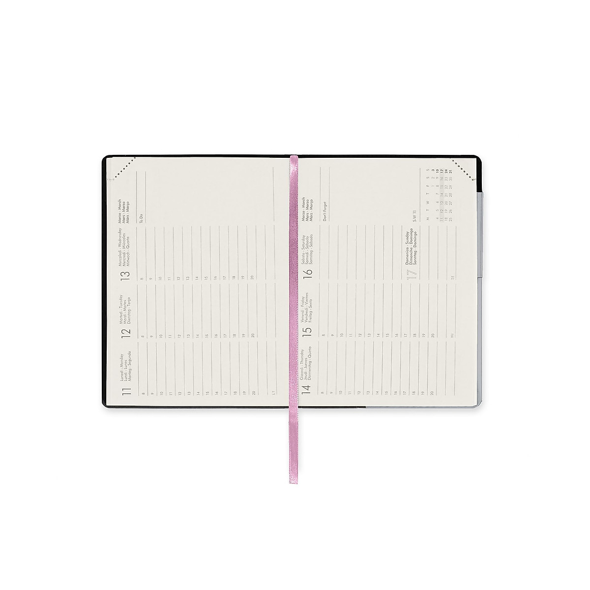 Legami - Small Weekly Planner, 12 Months, from January 2024 to December 2024, Elastic Closure, January 2025 Monthly Planner, Final Pocket, Address Book, 9.5 x 13.5 cm, Holo Fairy Colour