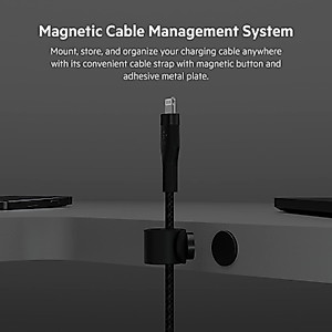 Belkin BoostCharge Pro Flex Braided USB Type-C to Lightning Cable 2-Pack (2M/6.6ft), Mfi-Certified 20W Fast Charging PD Power Delivery for iPhone 13, iPhone 12, iPhone 11, iPad, and More - Black