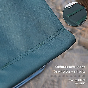 TRIWONDER Mini Folding Camping Stool, Lightweight & Portable Camp Chair Foldable Outdoor Chairs for Travel Picnic Camping Hiking Backpacking, Compact Traveling Foot Stool (Dark Green)