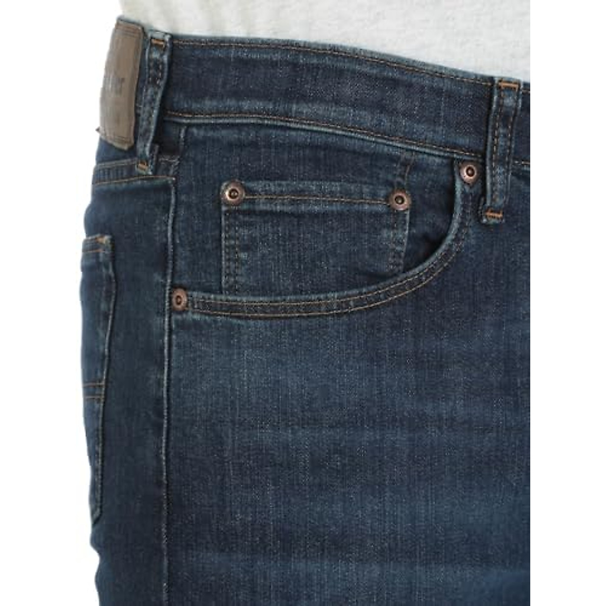 Wrangler Authentics Men's Big & Tall Comfort Flex Waist Relaxed Fit Jean, Carbon, 46W x 30L