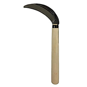Bonsai No.24 Japanese Weeding Sickle, Serrated Edge Blade