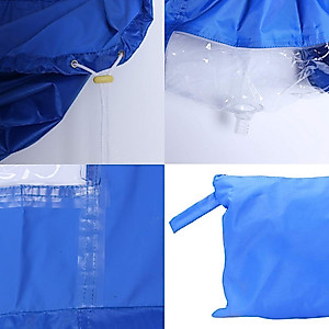 GOODTY Fishing Pole Bag,Fishing Rod Organizer Travel Camping Carry Case,Oxford Fabric Fishing Tackle Bag (Black)