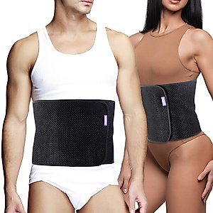 Everyday Medical Abdominal Binder Post Surgery – with Bamboo Charcoal Accelerate Healing and Reduce Swelling After C-Section, Abdomen Surgeries, Tummy Tuck, Bladder & Gastric Bypass Belly Girdle
