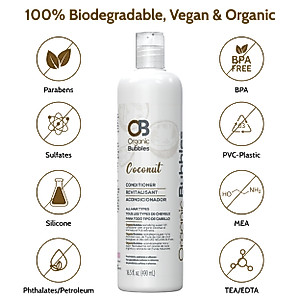 Organic Bubbles Coconut – Vegan and Made in Canada (Conditioner)