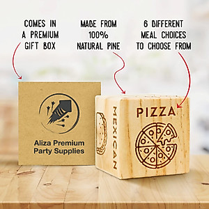 Husband Birthday Gifts by Aliza | Dinner Food Cube – Excellent Gift for Wife Husband Boyfriend Girlfriend Friend Sister Brother Dad Mom Valentines Day for Him