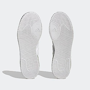 adidas Women's Court Funk Shoes, Cloud White-linen Green, 8