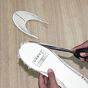 Cut to Size Fluffy Cozy Warm Shoe Insole with Size Chart - Cut-to-fit Breathable Adjusting Wool Insole One Size Fits All for Women and Men - Super Soft Wool Shoe Pads for Cold Weather (3 PCS)