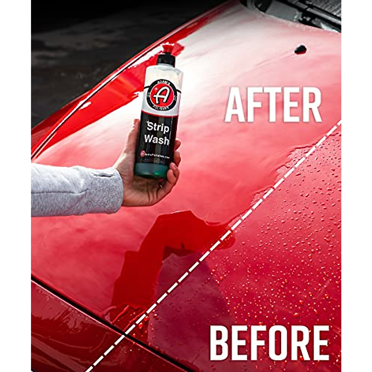 Adam's Polishes Strip Car Wash Soap, Sealant & Car Wax Remover Shampoo, Thick Suds For Car Cleaning, Foam Cannon, Foam Gun, Sponge, Mitt, Chamois, Safe For Paint Glass Wheel Tire Ceramic Coating