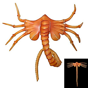 Kuberas Alien Facehugger Mask Creepy Face Hugger Halloween Costume Prop Scary Claws Insect Gold