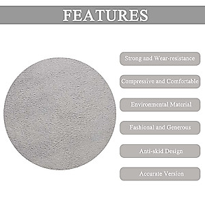 Swivel Car Seat Cushion, 360 Degree Rotation Seat Cushion, Comfort Deluxe Gel Swivel Seat Cushion Featured for Home,Office Chair, Stool (15.3X15.3X1.9)