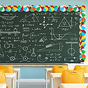 Cabilock Roll Bulletin Board Ocean Decor Bulletin Borders Tropical Classroom Decor Paper Summer Sticker