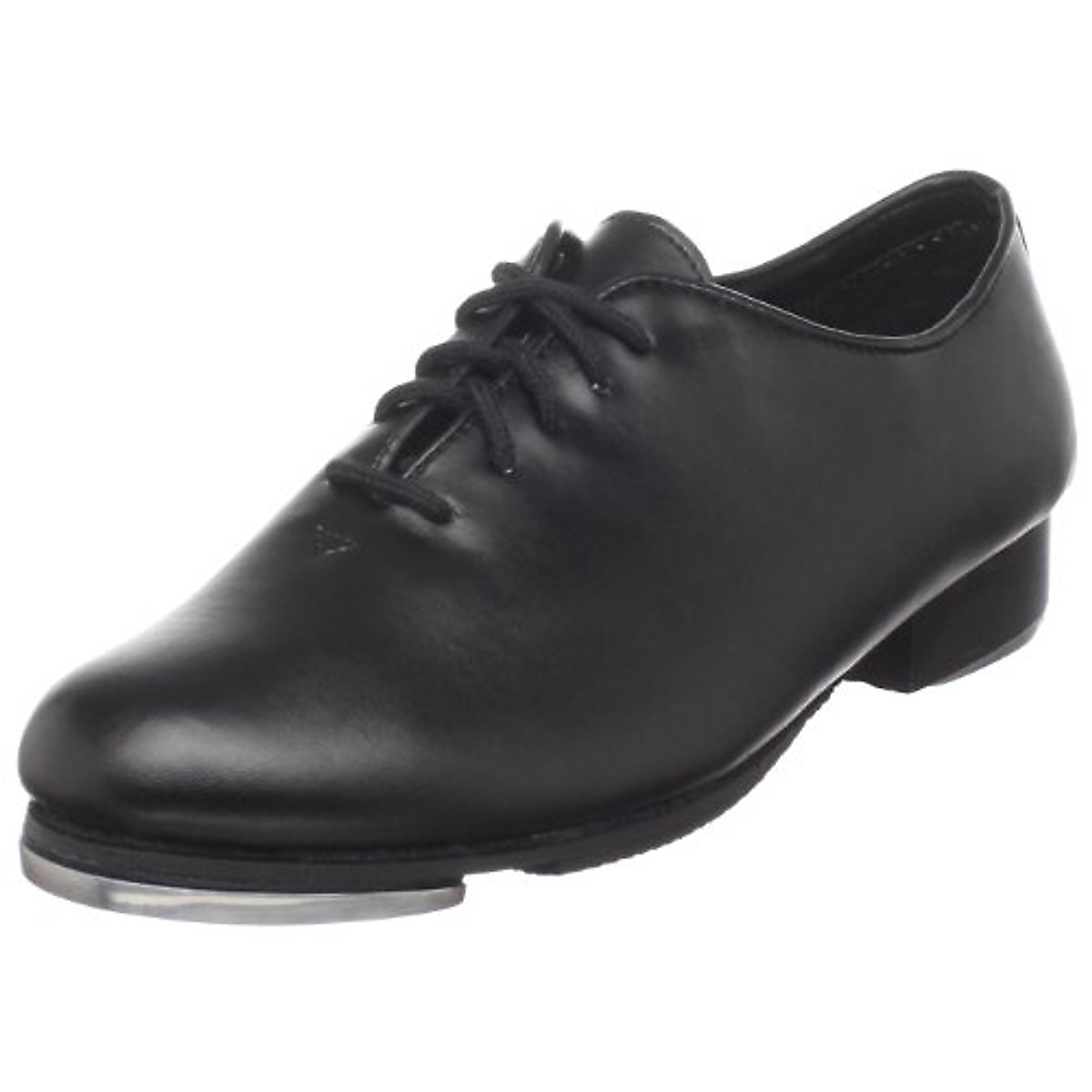 Dance Class Women's PTM101 Full Sole Jazz Tap Oxford,Black,5 M US