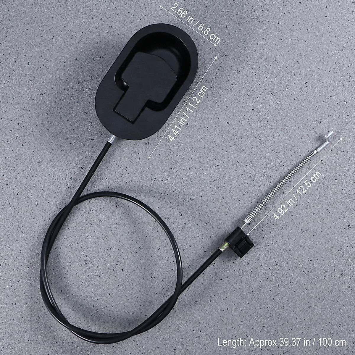 SEWACC Metal Recliner Handle Replacement Parts with Cable Recliner Sofa Release Lever Pull Handle Metal Handle with Spring and Cable for Sofa Couch