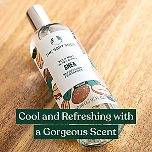 The Body Shop Shea Body Mist – Refreshes and Cools with a Sweet Nutty Scent – Vegan – 3.3 oz