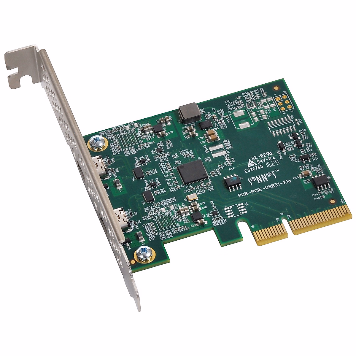 Sonnet Allegro USB 3.1, Two-Port USB-C 10Gb PCIe Card (USB3C-2PM-E)