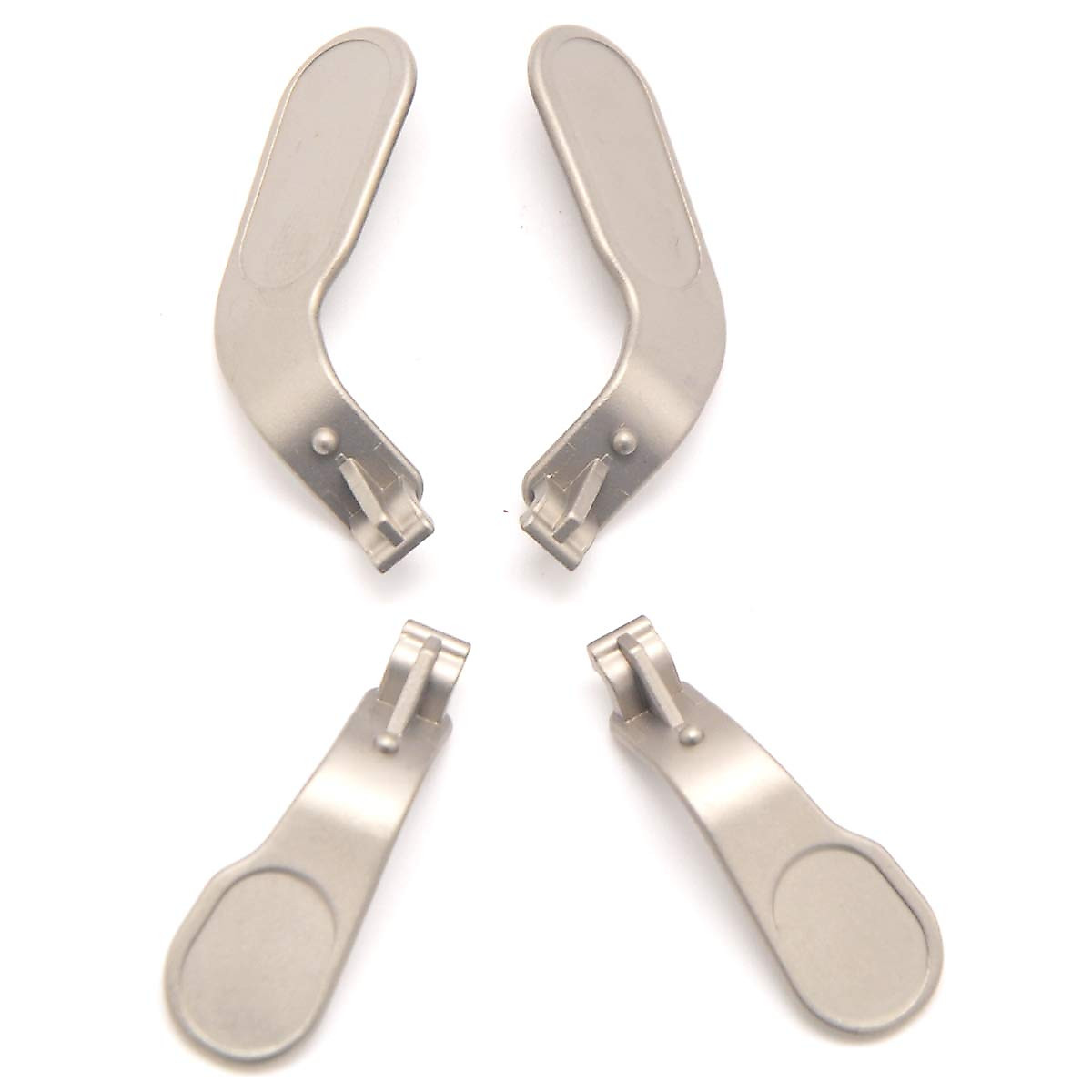 Deal4Go 4 Metal Paddles Mod Replacement Parts Kit for Xbox one Elite Controller Accessories (2 Upper Paddles + 2 Lower Paddles)