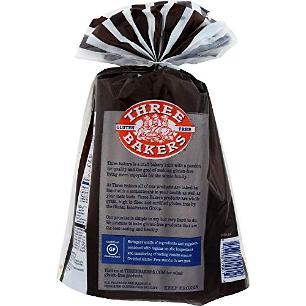 Three Bakers Rye Style Sliced Bread, Gluten Free, 19 oz