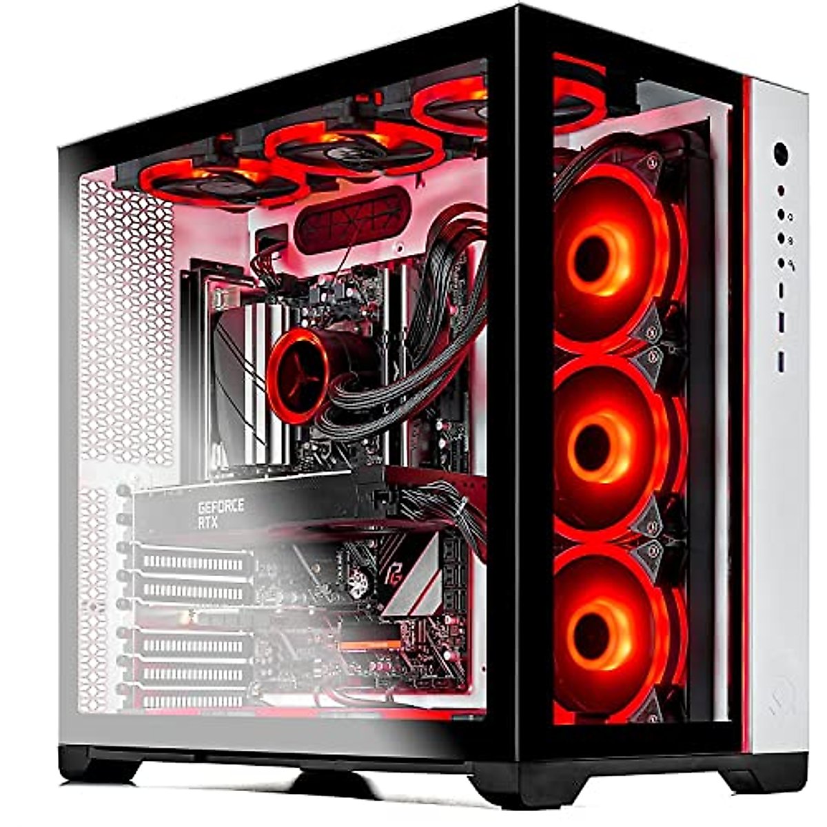 Skytech Gaming Prism II Gaming Computer PC Desktop - AMD Ryzen 7 5800X 8-Core 3.8GHz, RTX 3080 Ti 12G GDDR6X, 1TB NVMe Gen4 SSD, 16GB DDR4 3200, RGB Fans, 360mm AIO, AC WiFi, Windows 11 Home 64-bit