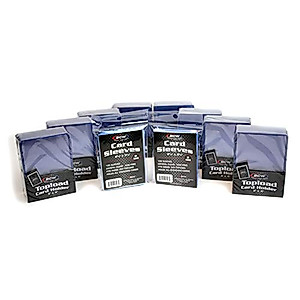 BCW 200 Top Loaders + Penny Sleeves | 200 Each: Trading Card Sleeves & Toploaders for Cards | for Your TCG, Pokemon, MTG Cards, Ultra Clear Baseball Card Protectors for Pro Collectors and Hobbyists