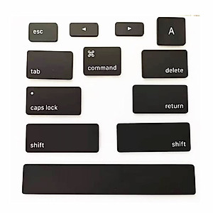 New Replacement Keyboard Keycaps Keys,Full Set of US Replacement Keycaps QWERTY for MacBook Pro 13.3"/16" A2251 A2289 A2141 2019 2020 Year EMC 3348 EMC3349 3456