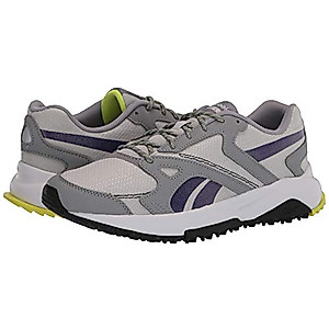 Reebok women's Lavante Terrain Running Shoe, Pure Grey/Yellow Flare, 8.5 US