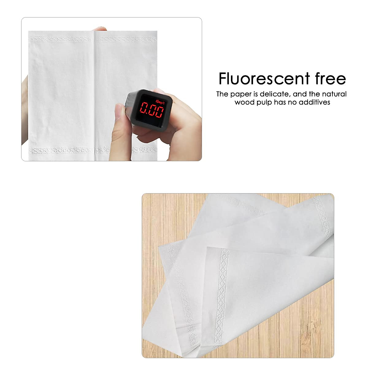 Car Tissue Refill, Disposable Facial Tissue, Napkin, Travel Size Pack for Car Visor Tissue Holder or Purse, 15 Packs, 50 Sheets per Pack, 750 Sheets In Total