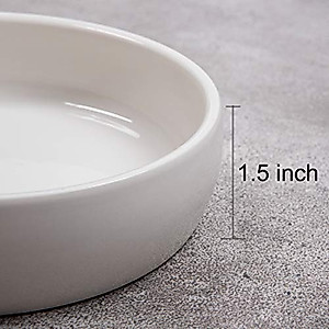 Ceramic Pet Bowl for Cats,Classic Ceramic Cat Dish Dog Bowls for Food and Water,12 Liquid Ounce