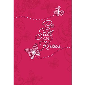 Be Still and Know: 365 Daily Devotions (Imitation/Faux Leather) – Motivational Devotionals for People of All Ages, Perfect Gift for Friends, Family, Birthdays, Holidays, and More