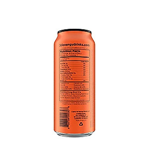 3D Energy Drink - Orange - 12 Cans