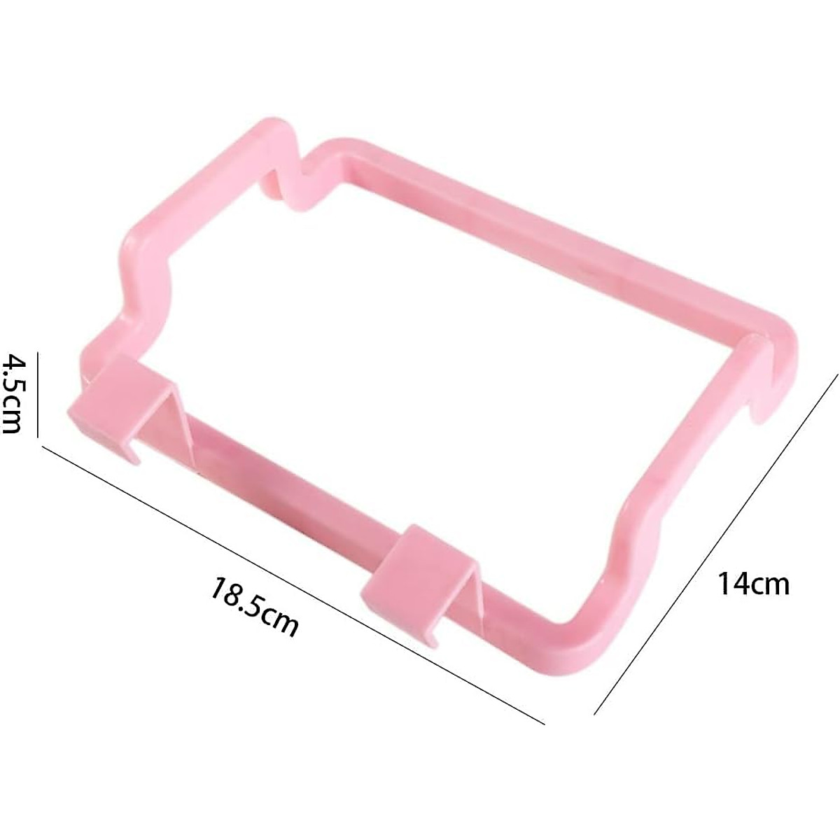 Sluswallow Beige Over The Cabinet Garbage Bag Rack, Hanging Garbage Bags Holder Trash Bag Holder Rack for Kitchen Cabinets Doors and Cupboards, Kitchen Waste Bins, Trash, Recycling and Compost