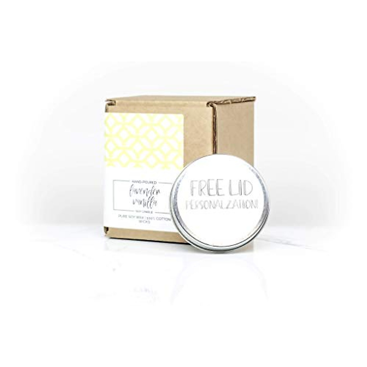 Personalized 8oz/16oz Handmade 100% Soy Wax Scented Candle by Silver Dollar Candle Co.