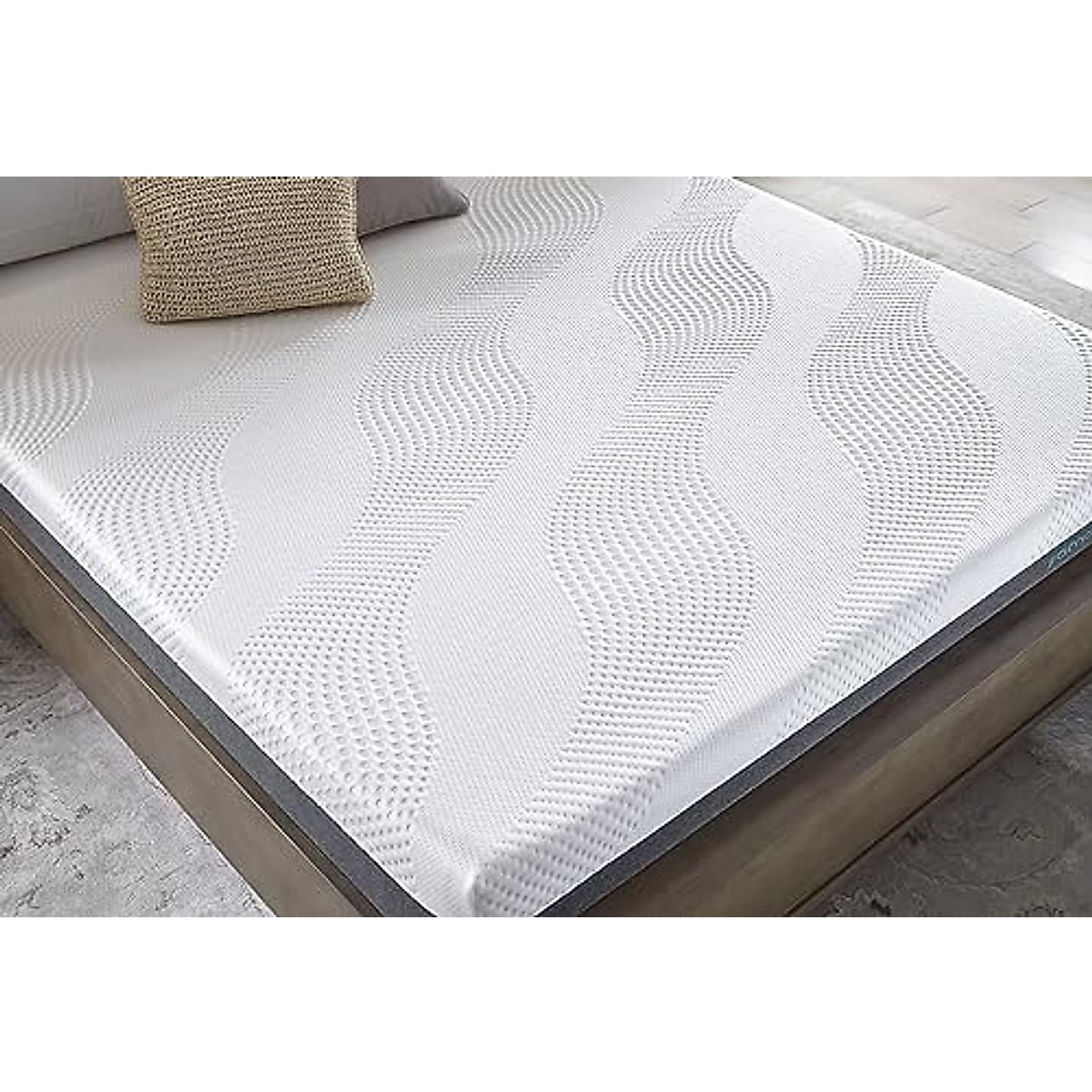 SomosBeds Gel Memory Foam Queen Mattress - Advanced Cooling Mattress with Gel Memory Foam - Queen Size Bed in a Box - 8 Inch, Medium Firm, Full Body Support & Pressure Relief - CertiPUR-US Certified