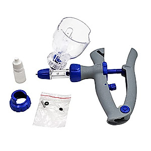 CHUANGRUN Adjustable and Continuous Syringe, 1ml 2ml 5ml Syringe Veterinary Continuous Injector, Animal Injector Gun Animal Drench Gun for ​Veterinarian Chicken Duck Pig Cow Sheep