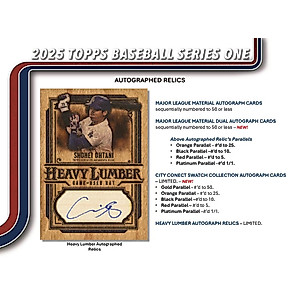 2025 Topps Series 1 Baseball Trading Card MLB Retail 20 Pack Box