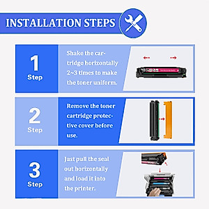 067 067H Toner Cartridges Set Compatible for Canon ImageCLASS LBP633Cdw LBP632Cdw MF653Cdw MF654Cdw MF656Cdw Printers, Replacement for Canon CRG 067 H Toner, 1 Black