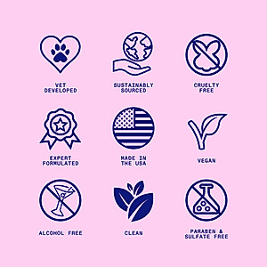 Dirty Dog Beauty Club - Furboost Cleanser for Dogs with Natural Ingredients, Effective Removal of Tear Stains - Gentle Solution with Blueberry Extract, Coconut and Rice Water, 100 ml (3.4 oz)