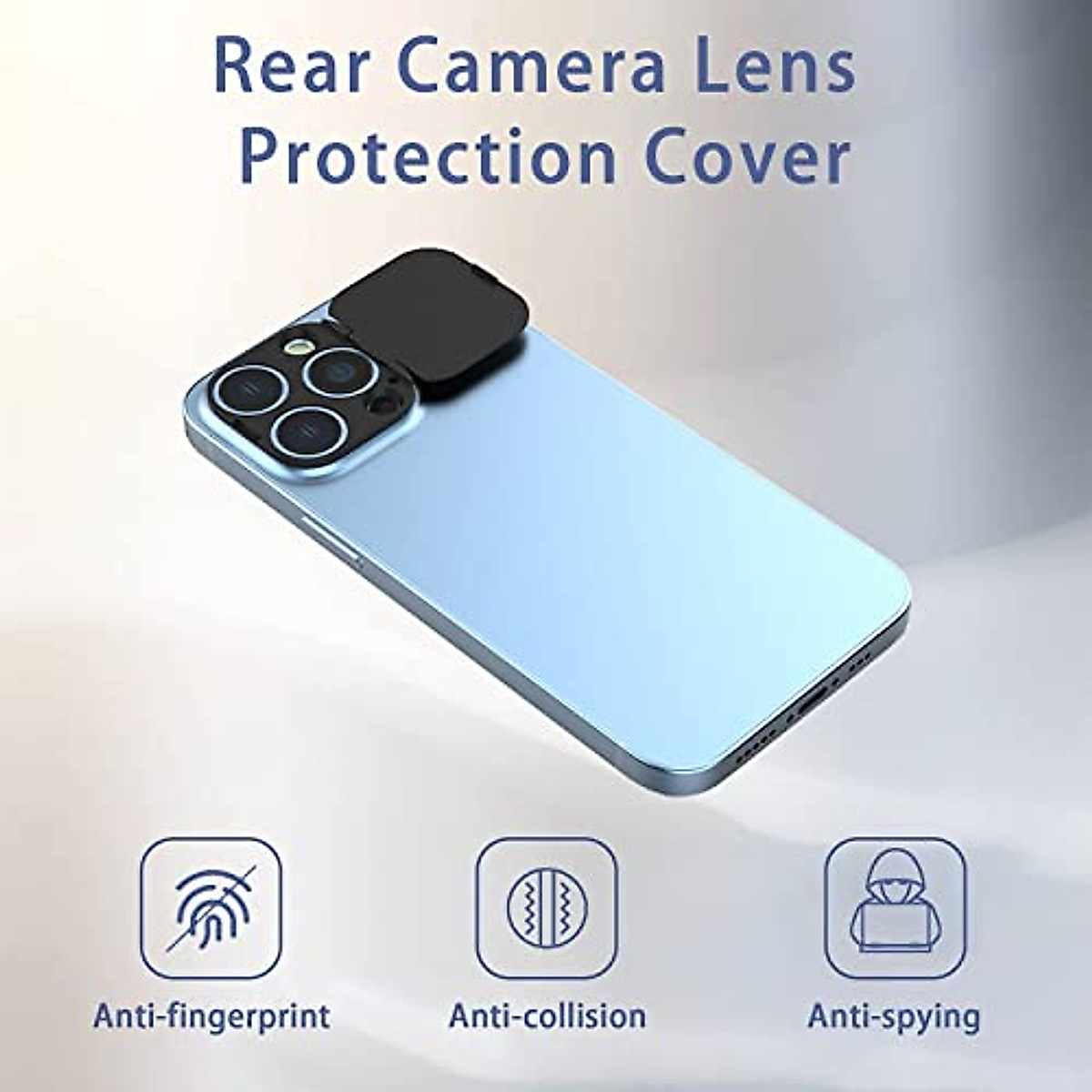 EYSOFT Phone Camera Lens Cover Compatible for iPhone 13Pro /iPhone 13 Pro Max,Camera Lens Protector to Protect Privacy and Security,Strong Adhesive