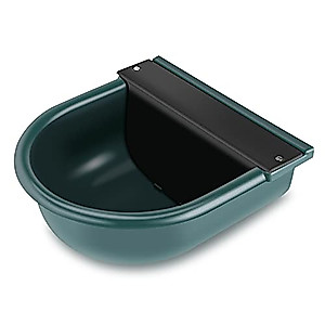 GOTOTOP Automatic Waterer Bowl, Large 4L Automatic Pet Waterer Float Valve Water Trough Livestock Drinking Bowl for Cat Sheep Dog Horse Farm Supplies