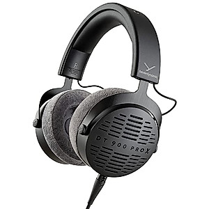 beyerdynamic 737704 DT 900 PRO X Open-Back Studio Headphones for Mixing & Mastering Bundle with 1 YR CPS Enhanced Protection Pack, Deco Headphone Case, Headphone Stand & Microfiber Cleaning Cloth