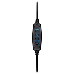 Blue Microphones Yeti USB Microphone (Blackout) Bundle with 1080p Webcam, 4-Port USB 3.0 Hub and Selfie Ring Light (4 Items)