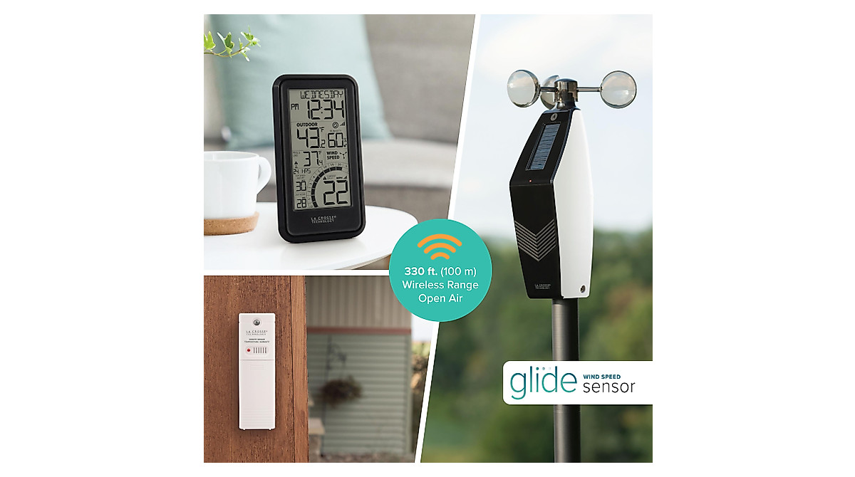 La Crosse Digital Wind Speed Station – Indoor & Outdoor Weather Monitor