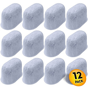Cuisinart® Coffee Filter Replacement - 12 Pack Cuisinart® Coffee Maker Water Filter by Pureline - Charcoal Water Filter - for all Cuisinart Coffee Machines