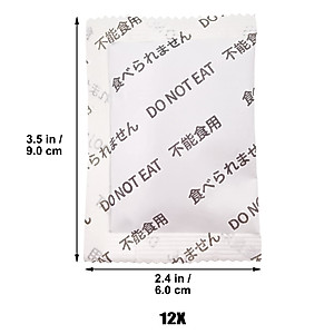 Produce Saver Refills Kit for OXO GreenSaver Produce Keepers and Crisper Inserts, Keep Fruits Veg Fresh, Also Compatible with Bluapple Produce Freshness Saver Balls and other Produce Savers (12)